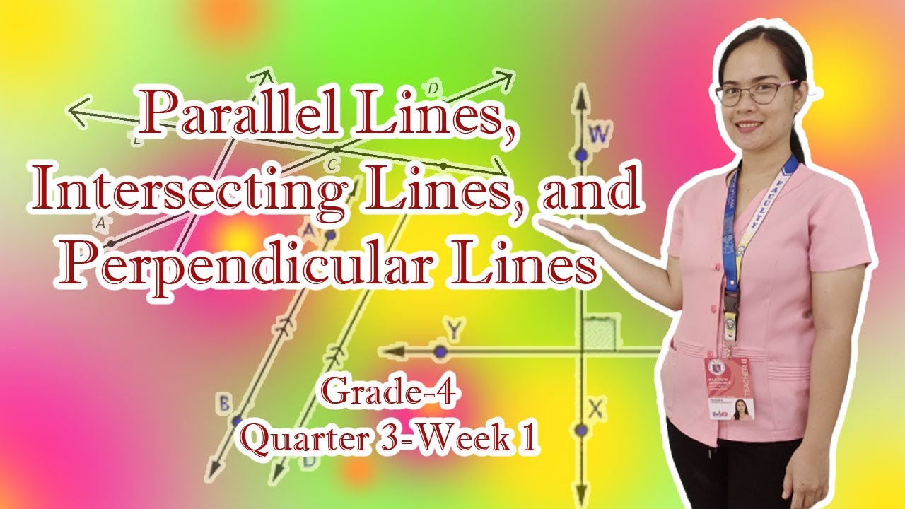 PARALLEL LINES, INTERSECTING LINES, AND PERPENDICULAR LINES | GRADE-4 ...