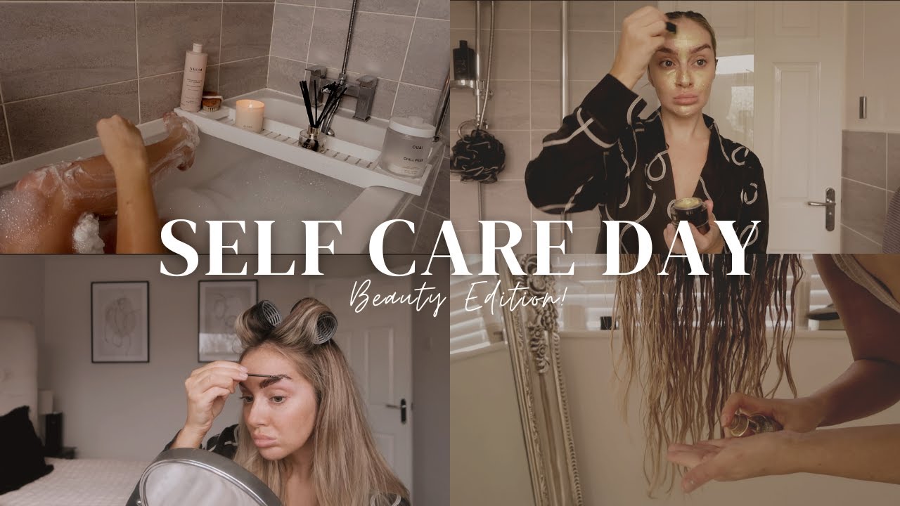 RELAXING PAMPER ROUTINE 2023 | Self Care - skincare, tan, hair, beauty ...
