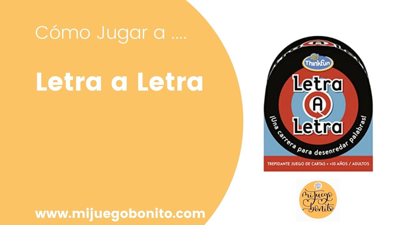 Cómo jugar a Letra a Letra en menos de 3 minutos ⏳ - YouTube