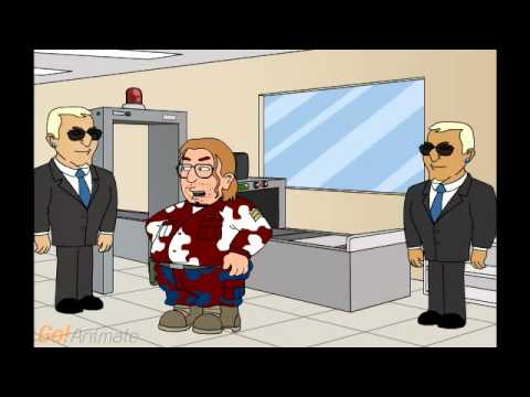GOAnimate turist in airport - YouTube