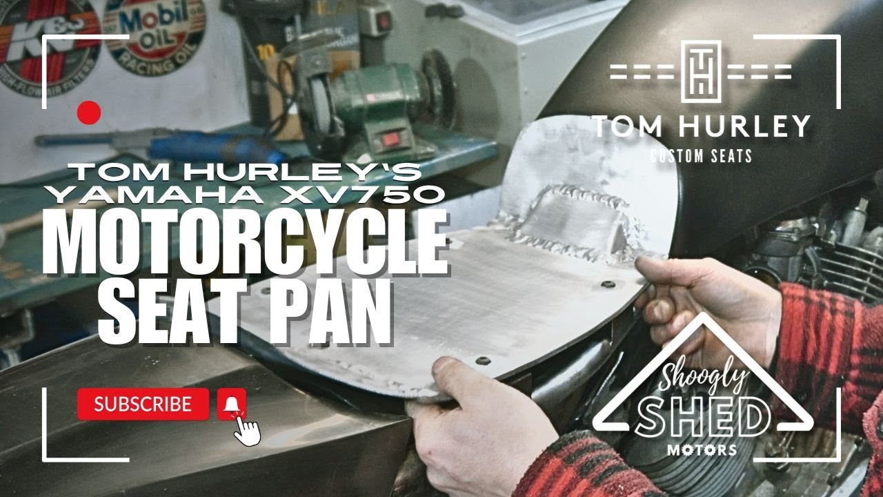 MAKING A MOTORCYCLE SEAT PAN | Yamaha XV750 | Shoogly Shed Motors/Tom ...