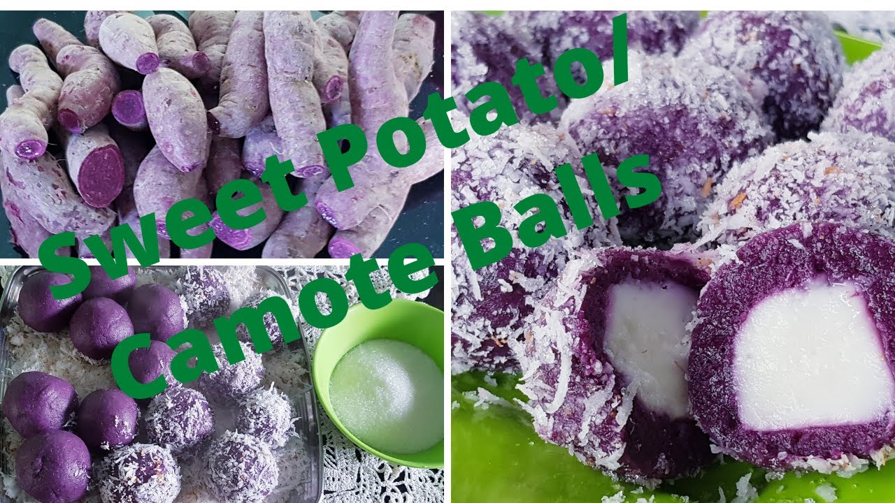 How To make Sweet Potato Balls Recipe - YouTube