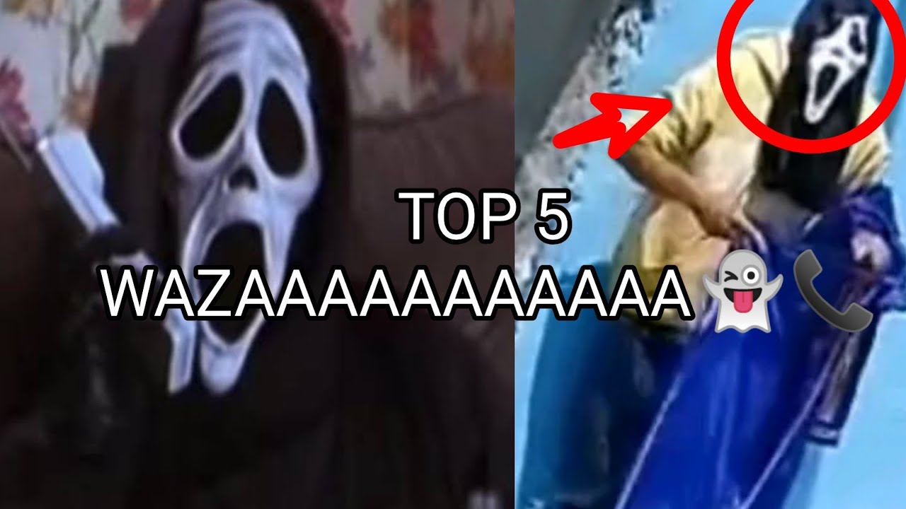 Top 5 Wazaaaaa captados en cámara 👻📞 - YouTube