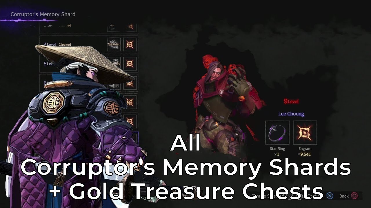 All Corruptor's Memory Shards and Gold Treasure Chests - The Devil ...