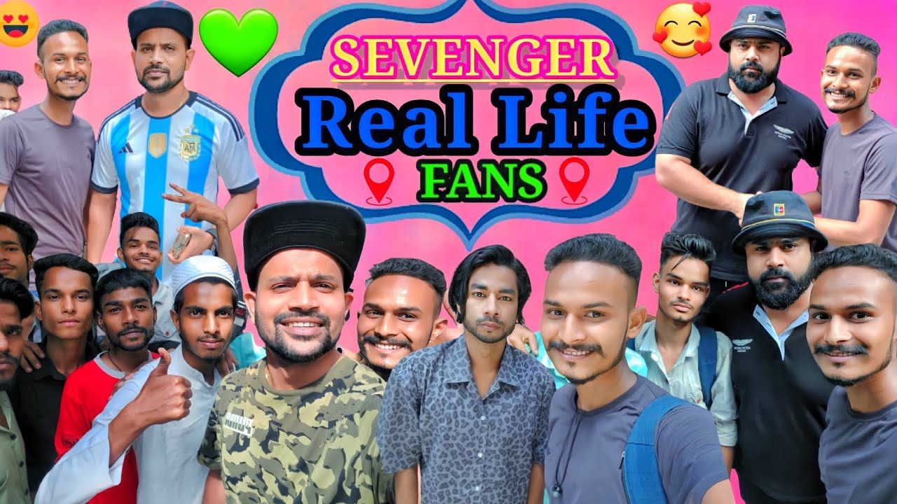 SEVENGER Real Life And Fans सबसे अच्छा टोपा भाई लगा 🥰 #sevengers ...