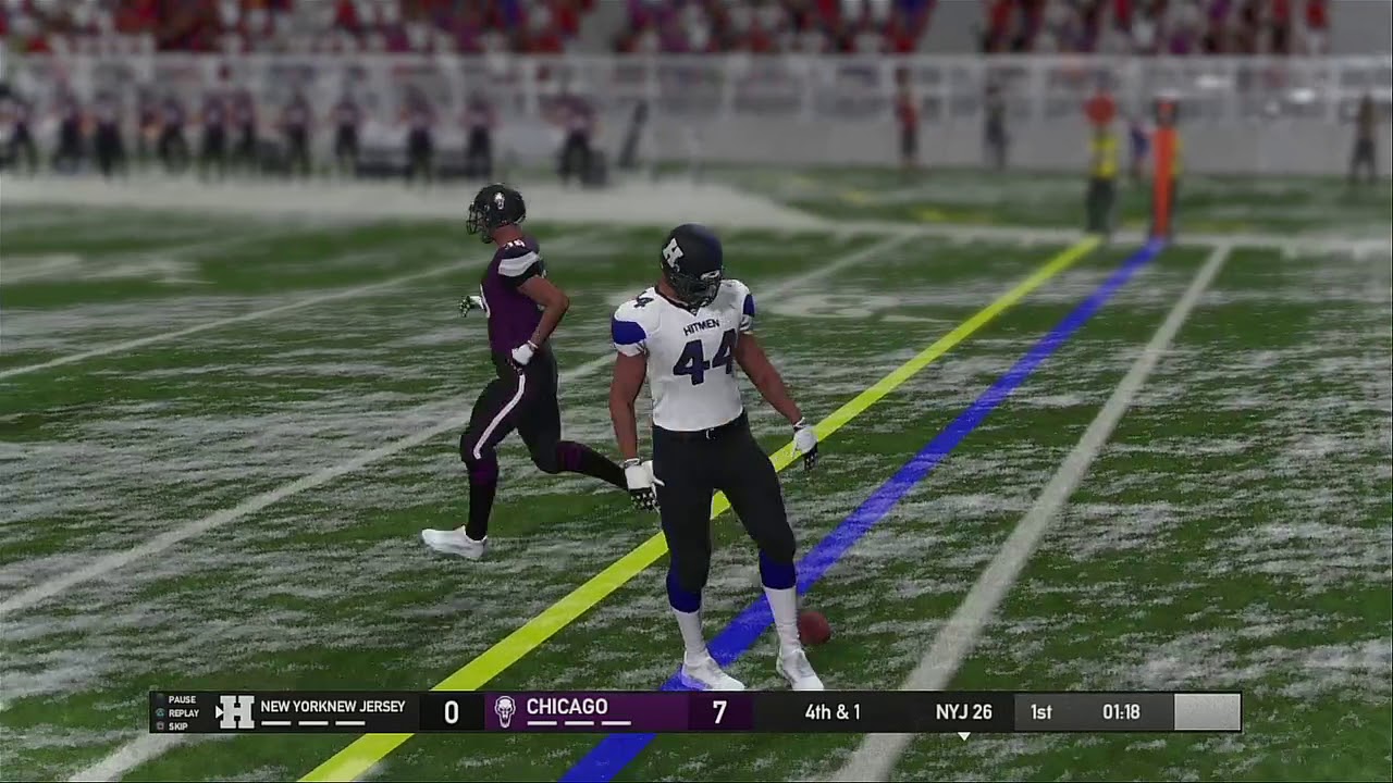 XFL 2001 Season Week 4 NY NJ Hitmen @ Chicago Enforcers - YouTube