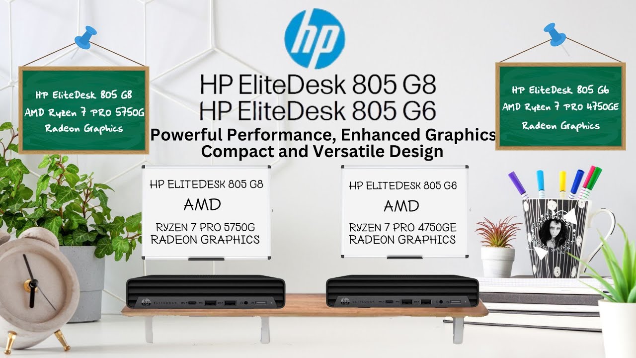 LIVE: Compact, Versatile and Powerful - HP EliteDesk 805 G6 and G8 ...