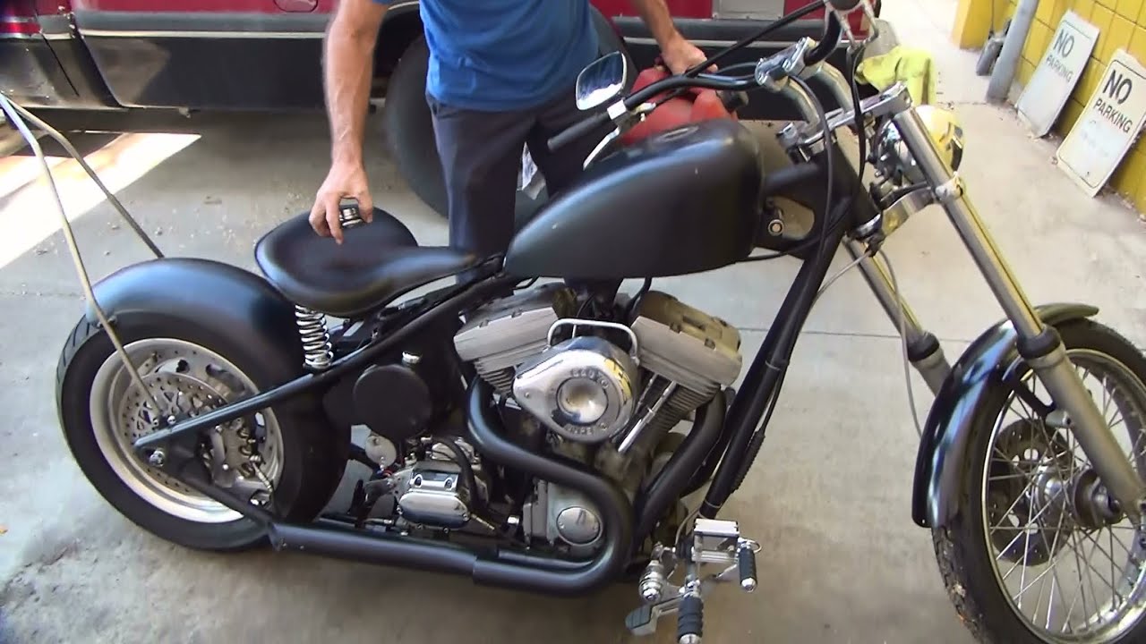 #234 1999 80ci evo chopper used bike tune-up repair rebuild rigid ...