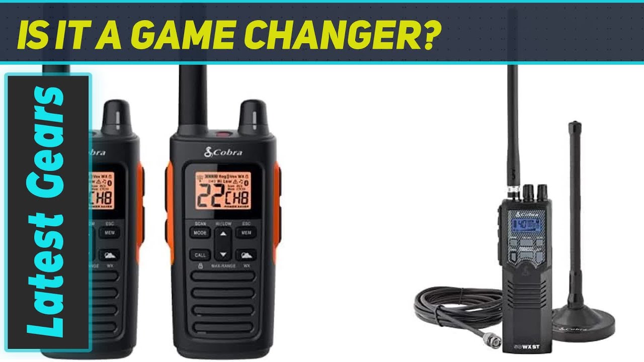 Ultimate Outdoor Communication Bundle: Cobra RX680 Walkie Talkies ...
