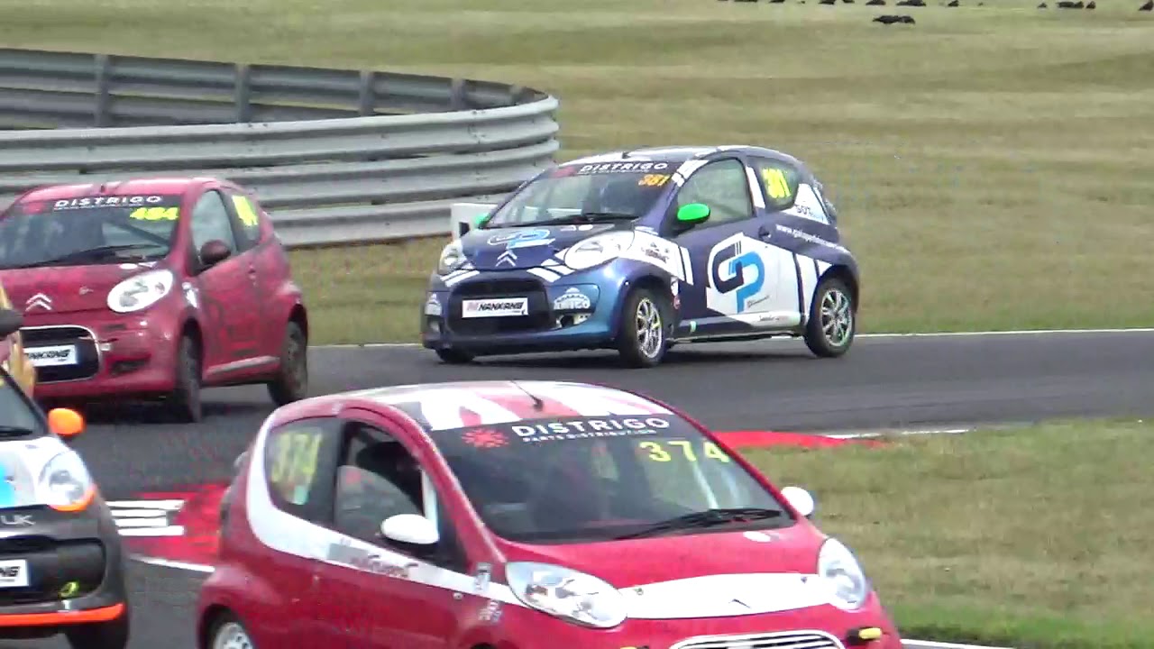 Citroen C1 Series Race 1 Part 2 Snetterton - YouTube