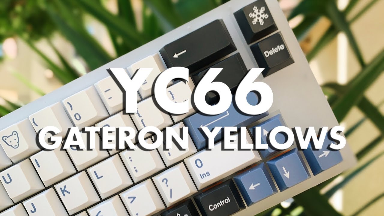 Mechanical Keyboard [ASMR] - KPrepublic YC66 Gateron Milky Yellows ...