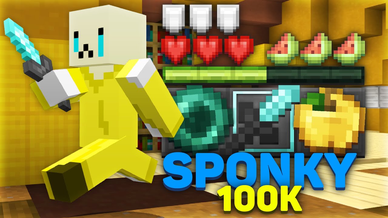 Sponky 100K pack release! | 1.8 Minecraft texture pack - YouTube