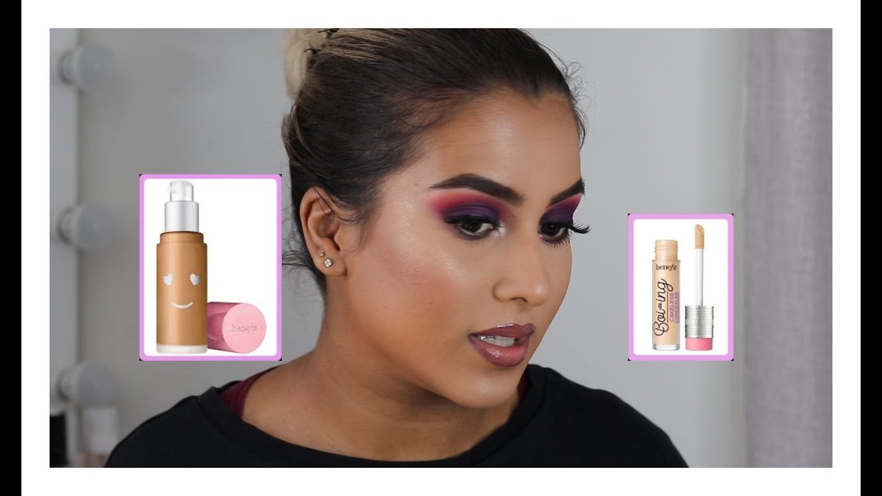 Benefit Hello Happy Brightening Foundation and Boing Cakeless Concealer ...