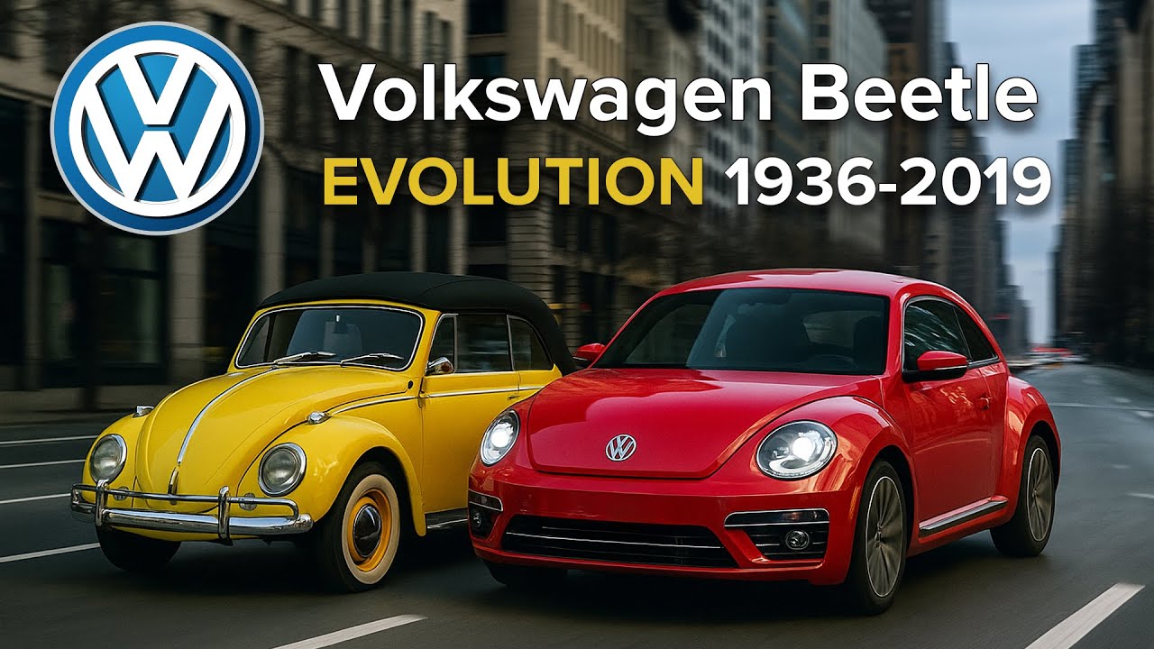 Volkswagen Beetle Evolution (1936-2019) Transformation in 2 minutes ...