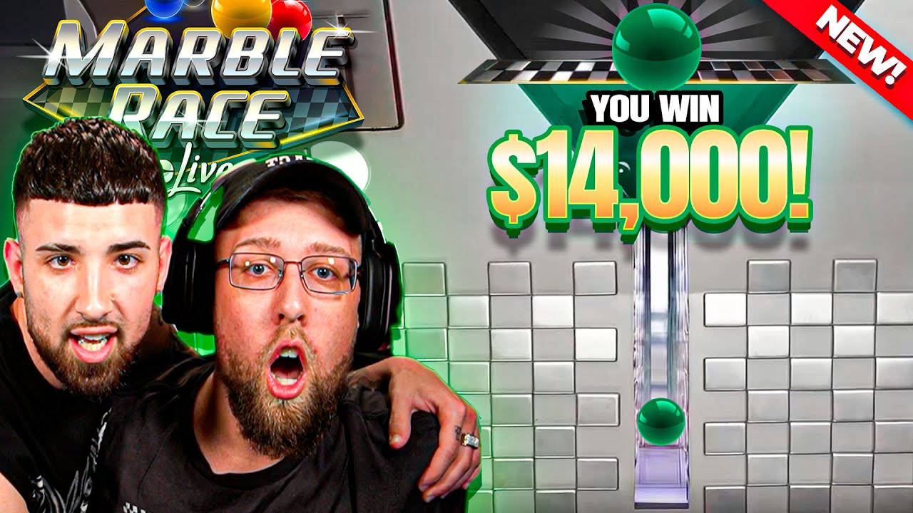 BRAND NEW 'MARBLE RACE' GAME SHOW! BACK TO BACK $14,000 WINS! - YouTube