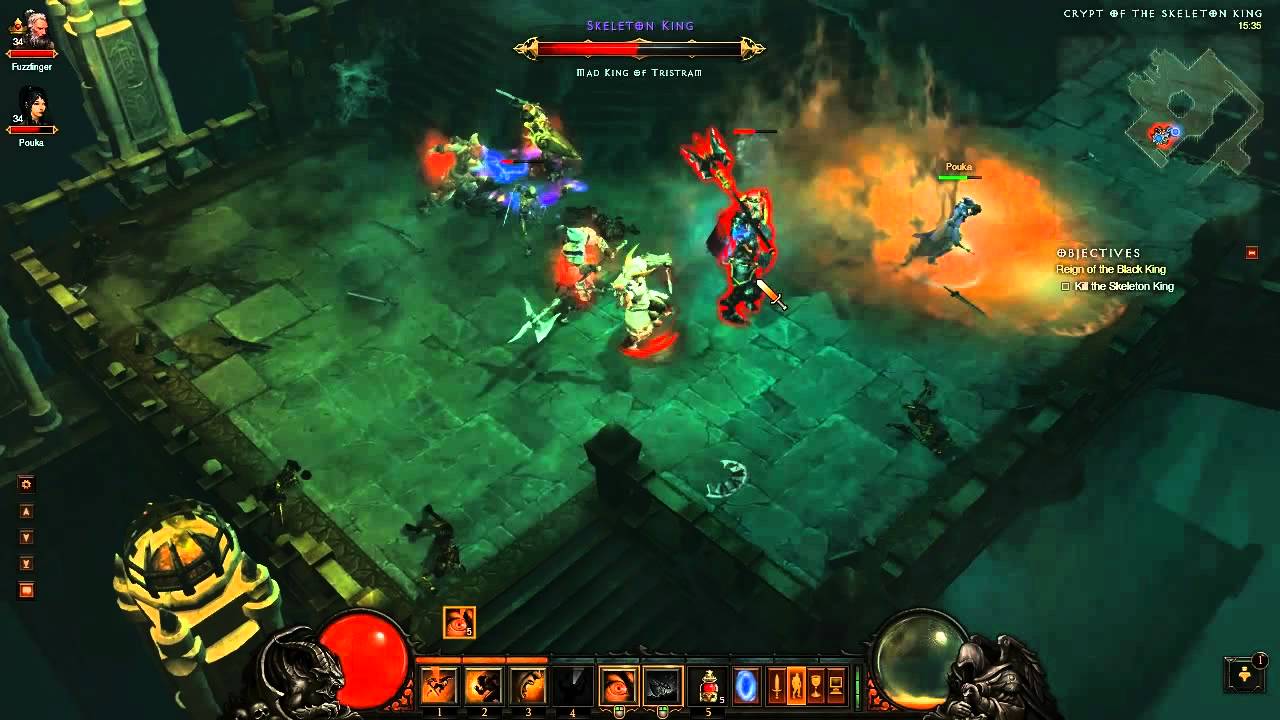 Diablo 3 Boss Guide - Skeleton King Strategy - Act 1 NIGHTMARE - YouTube
