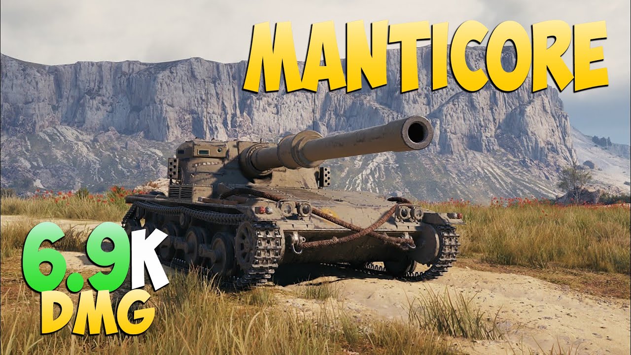 Manticore - 5 Frags 6.9K Damage - Modest! - World Of Tanks - YouTube