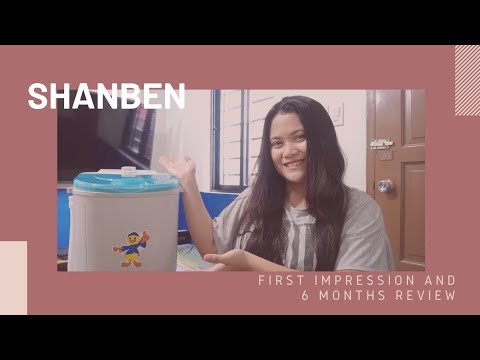 SHANBEN Mini Washing Machine from Lazada | FIRST IMPRESSION & 6 MONTHS ...
