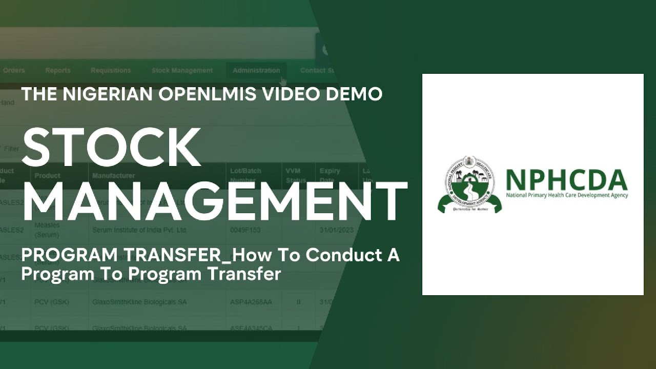 PROGRAM TRANSFER_How To Conduct A Program To Program Transfer - YouTube