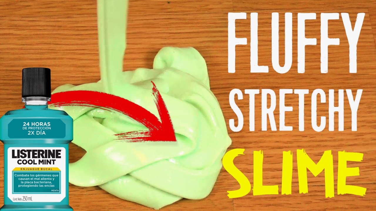 Cool Mint Listerine Mouthwash Slime Stretchy, Fluffy & Soft - YouTube