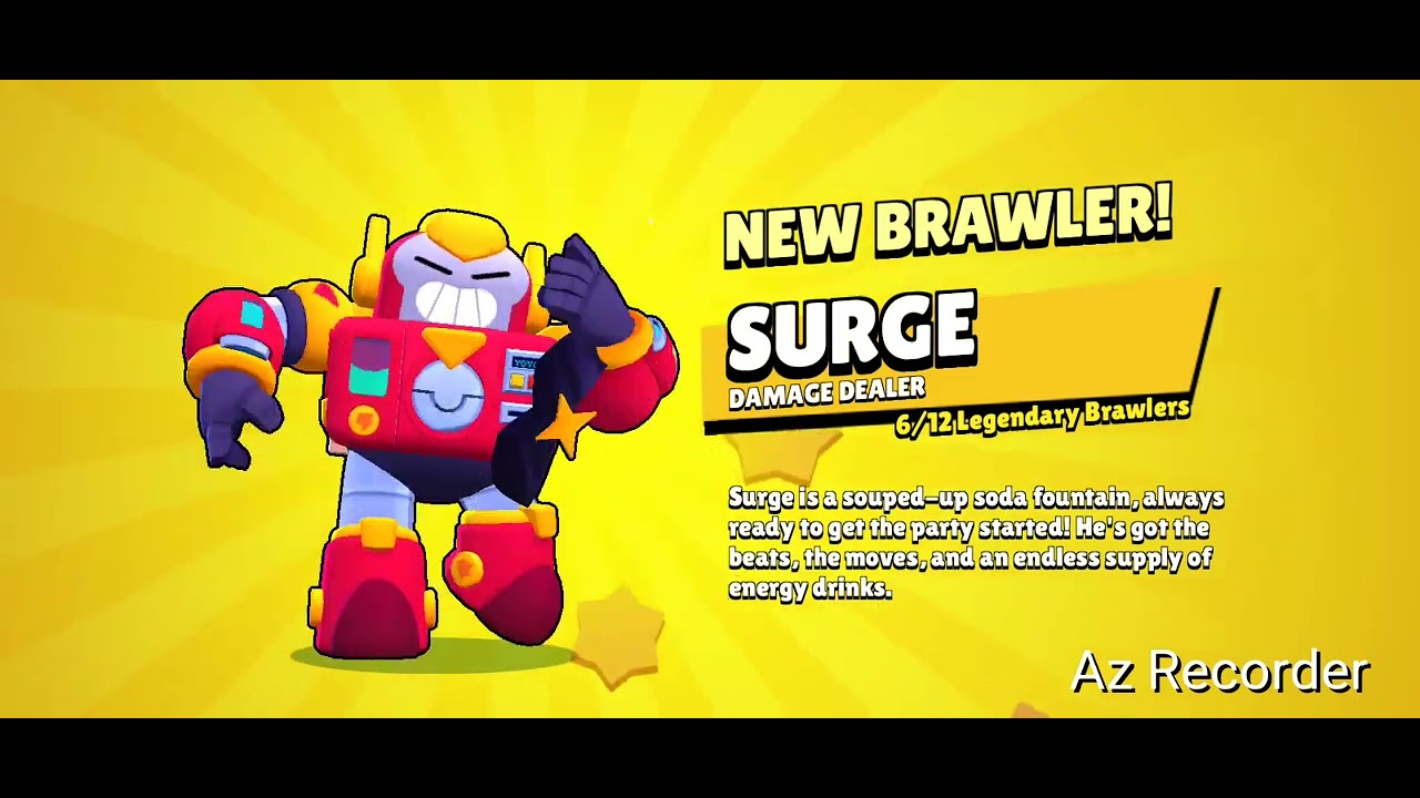 New brawler Surge 🔥🔥 - YouTube