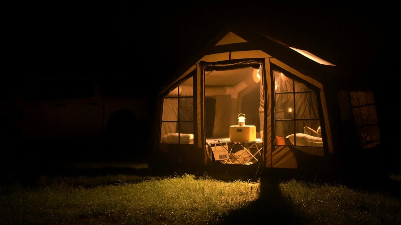 COODY INFLATABLE TENT, 4K, RIVER RANCH, FORD RANGER 4X4 CAMPING ...