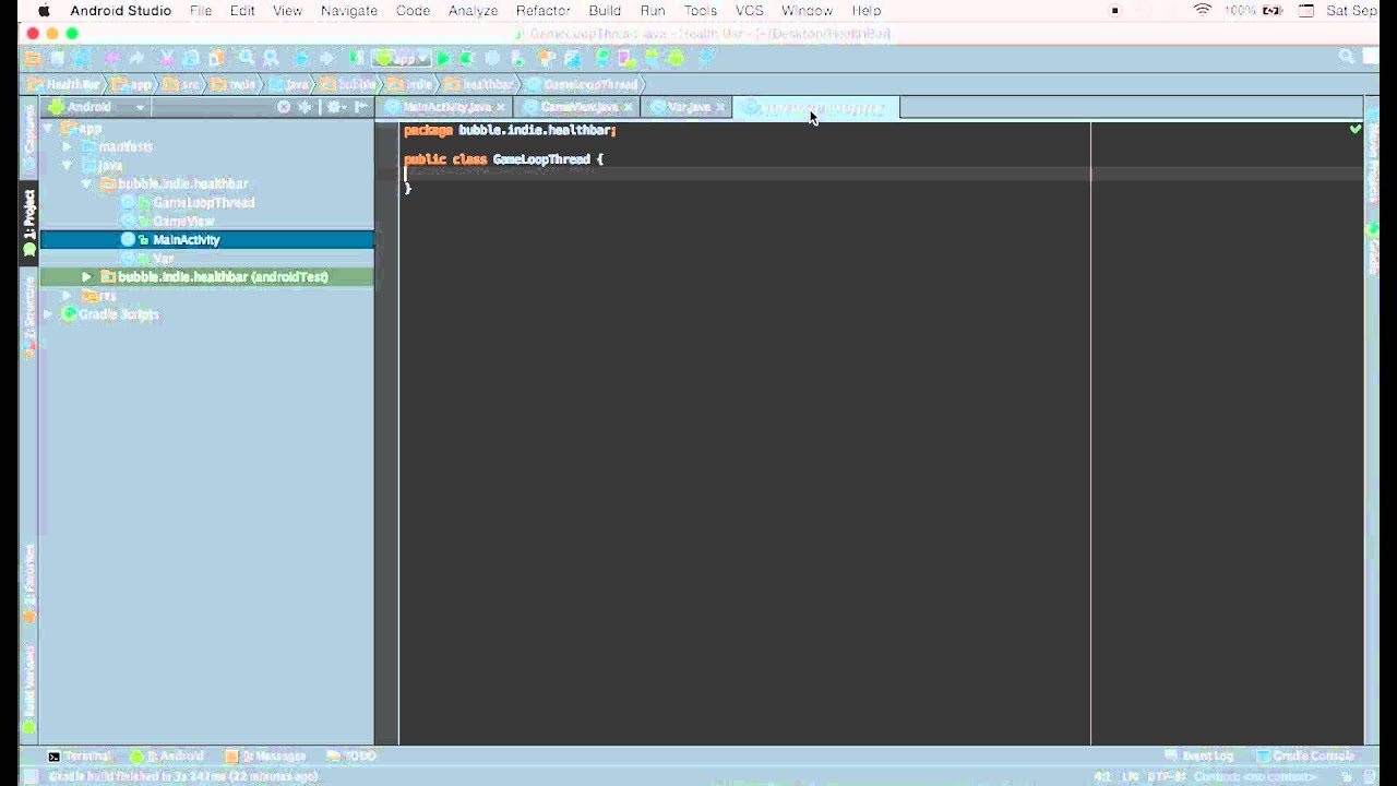 Android Studio Health Bar App - Tutorial 3/22 - YouTube