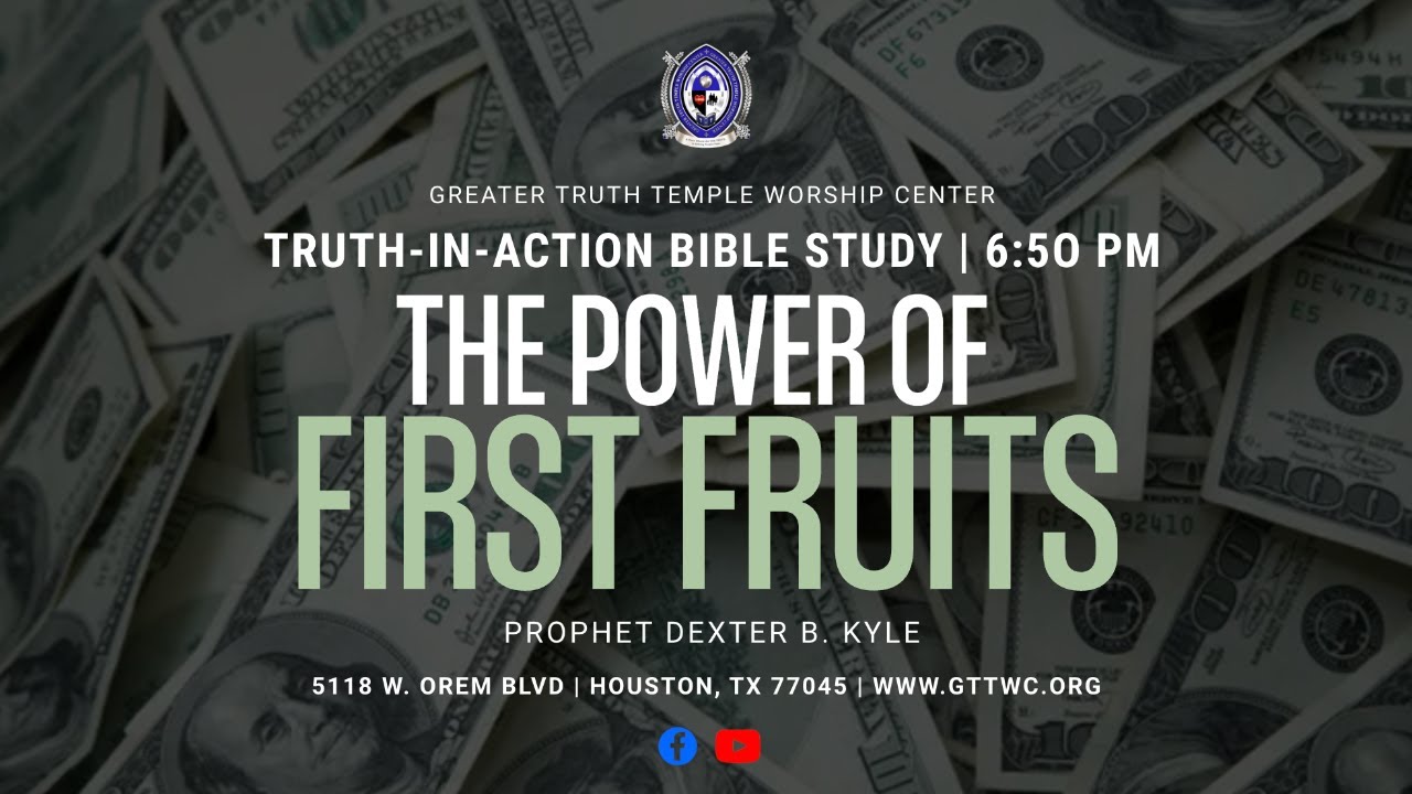 THE POWER OF FIRST FRUITS! - YouTube
