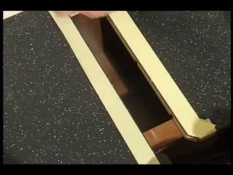 Maia Worksurface Installation Video - Gluing and finishing the joint - YouTube