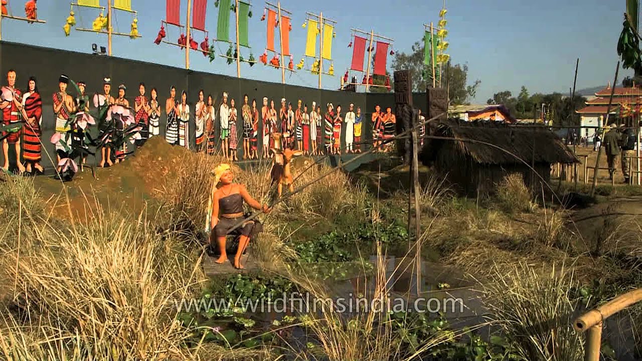 Unity in diversity: Effigies of all of Manipur's tribes - YouTube