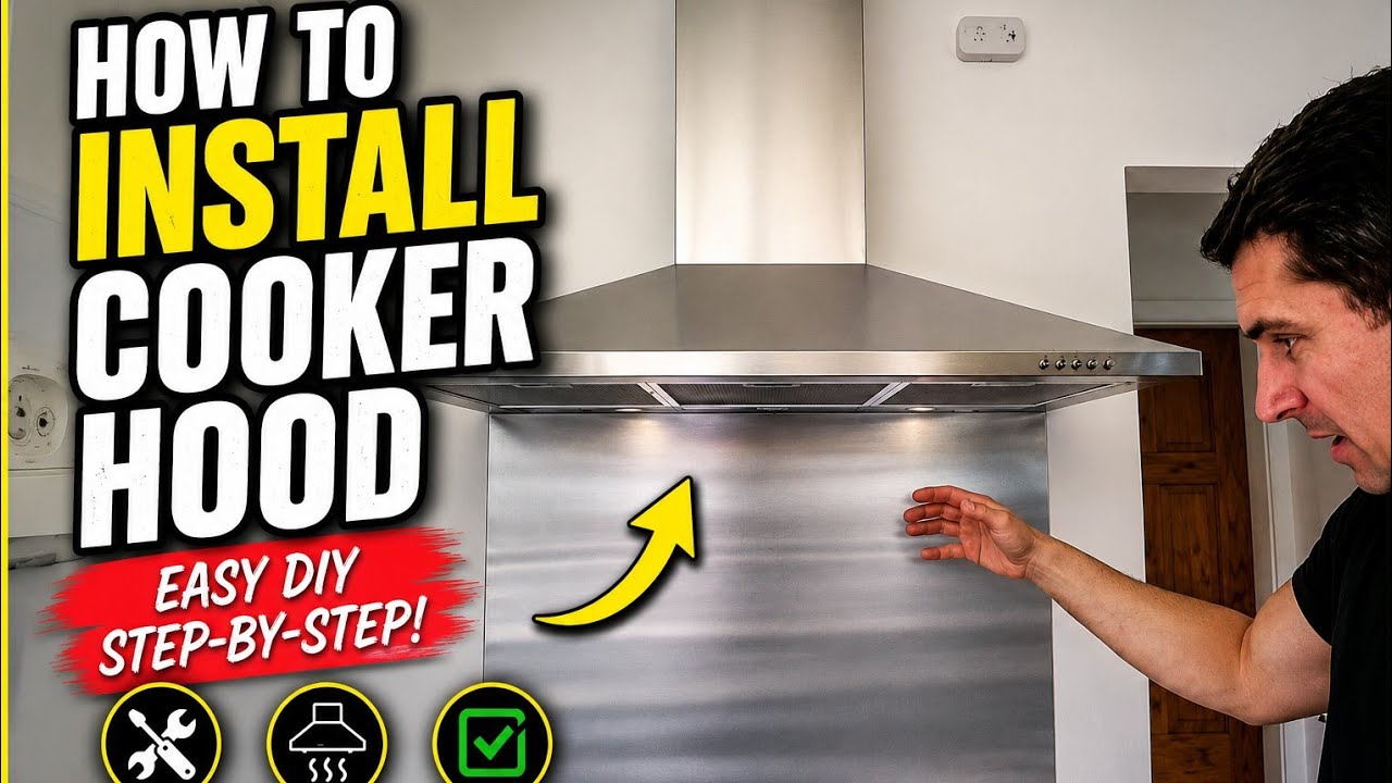 How to install Cookology extractor hood/cooker fan hood on your cooker ...