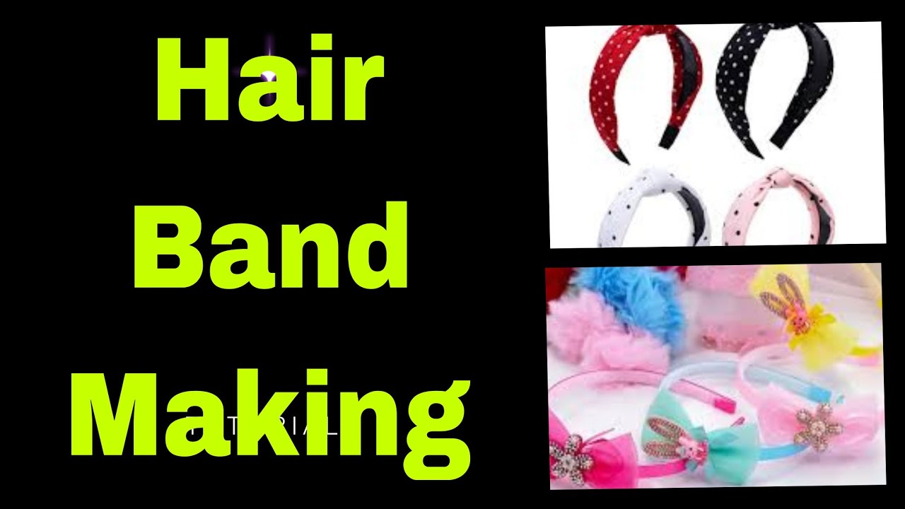 Hair Band Making // Tutorial // 90skid - YouTube