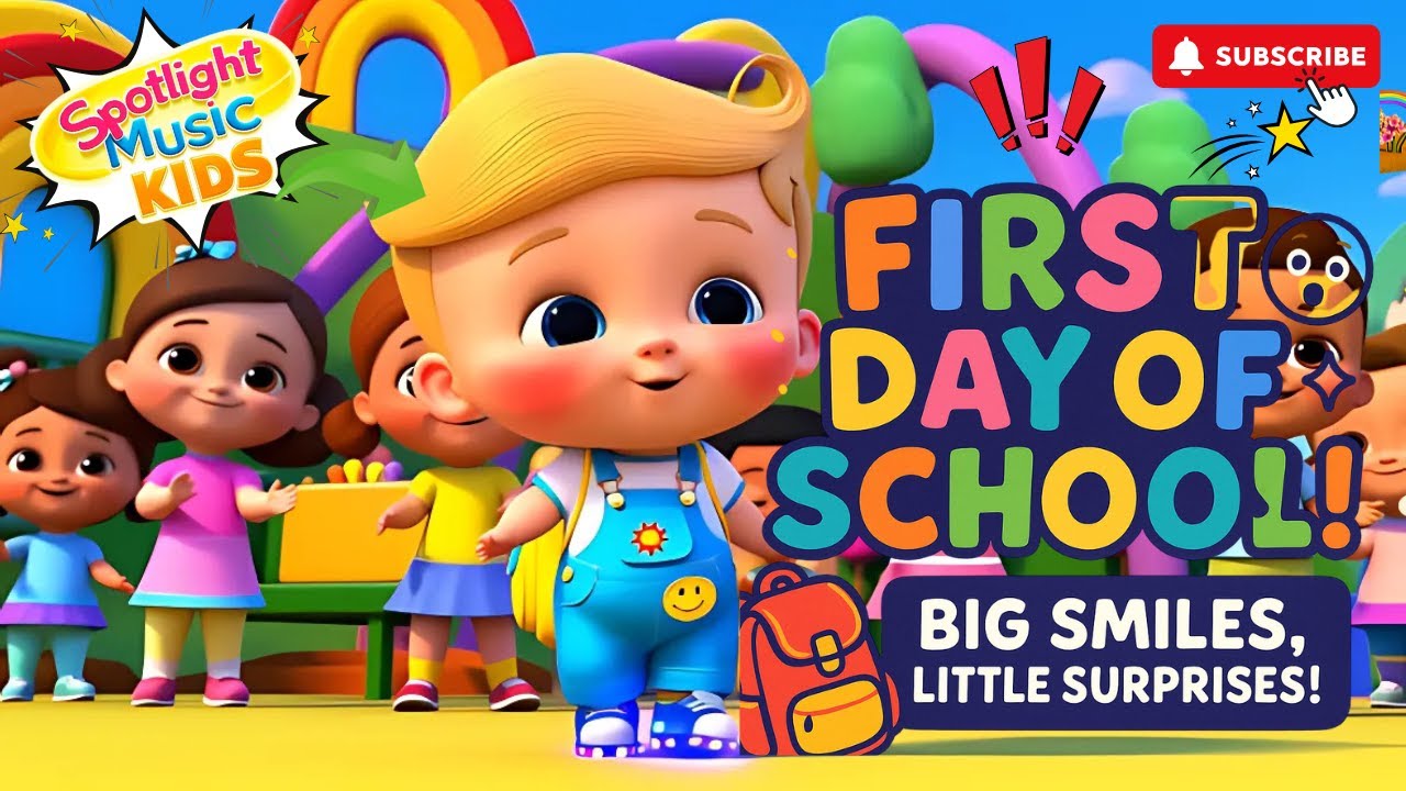 First Day of School Song | Fun Kids Song | Nursery rhymes # ...