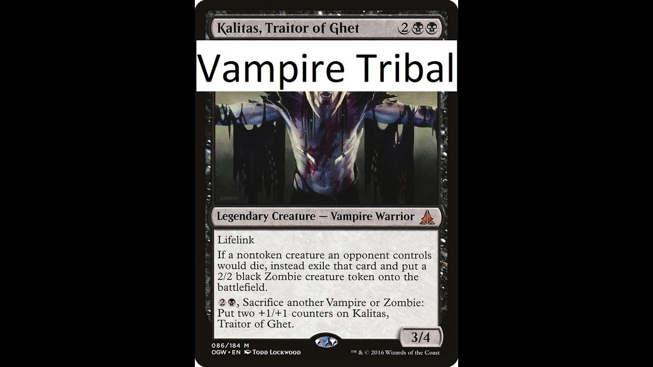 MTG Vampires – Kalitas, Traitor of Ghet – An EDH / Commander, Magic ...