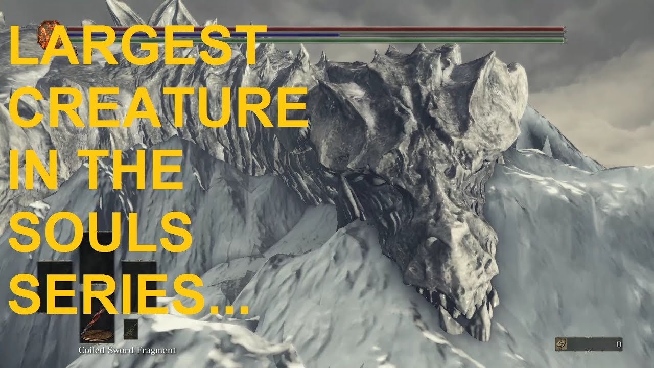 Largest Creature in the entire Dark Souls Series Ever - A close look ...