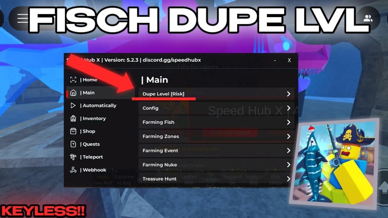 [OP] Dupe Lvl fisch Auto Farm, Auto Shake. INF XP 🥰 - YouTube