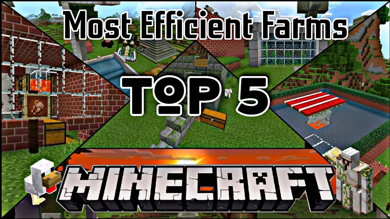 Super Efficient Minecraft Farms For Bedrock Edition 1.16(MCPE/PC ...