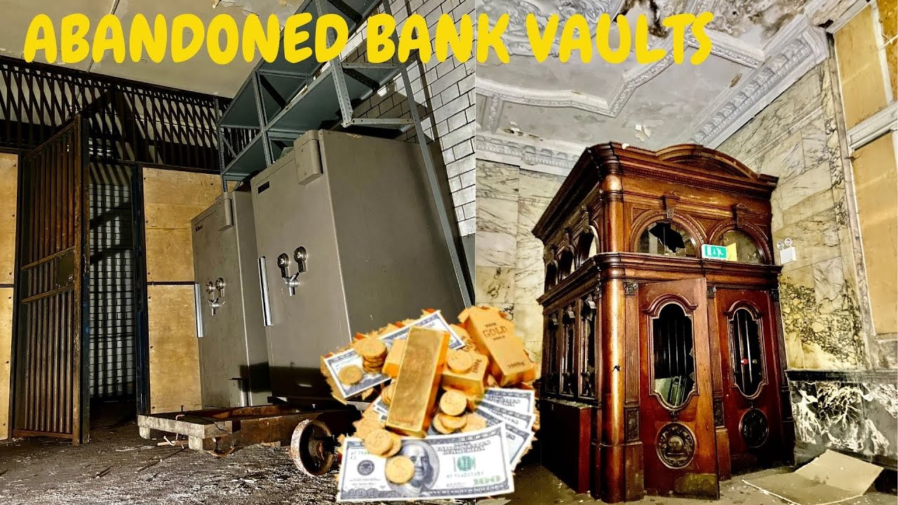 UNDERGROUND ACCESS TO ABANDONED BANK VAULTS | ABANDONED PLACES UK 🇬🇧 ...