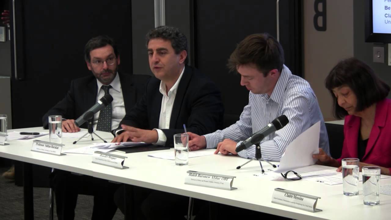 Prof. Sultan Barakat - Leadership in crises: the launch - YouTube