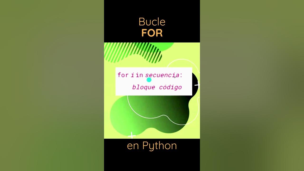 Bucle For En Python Aprenderpython Pythonprogramming Programacion Youtube 