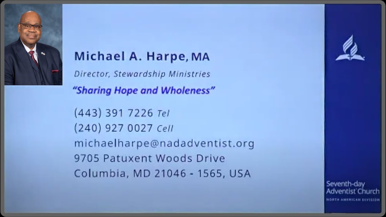 Pisgah SDA Church Sabbath Worship - April 8, 2023 - Pastor Michael A ...