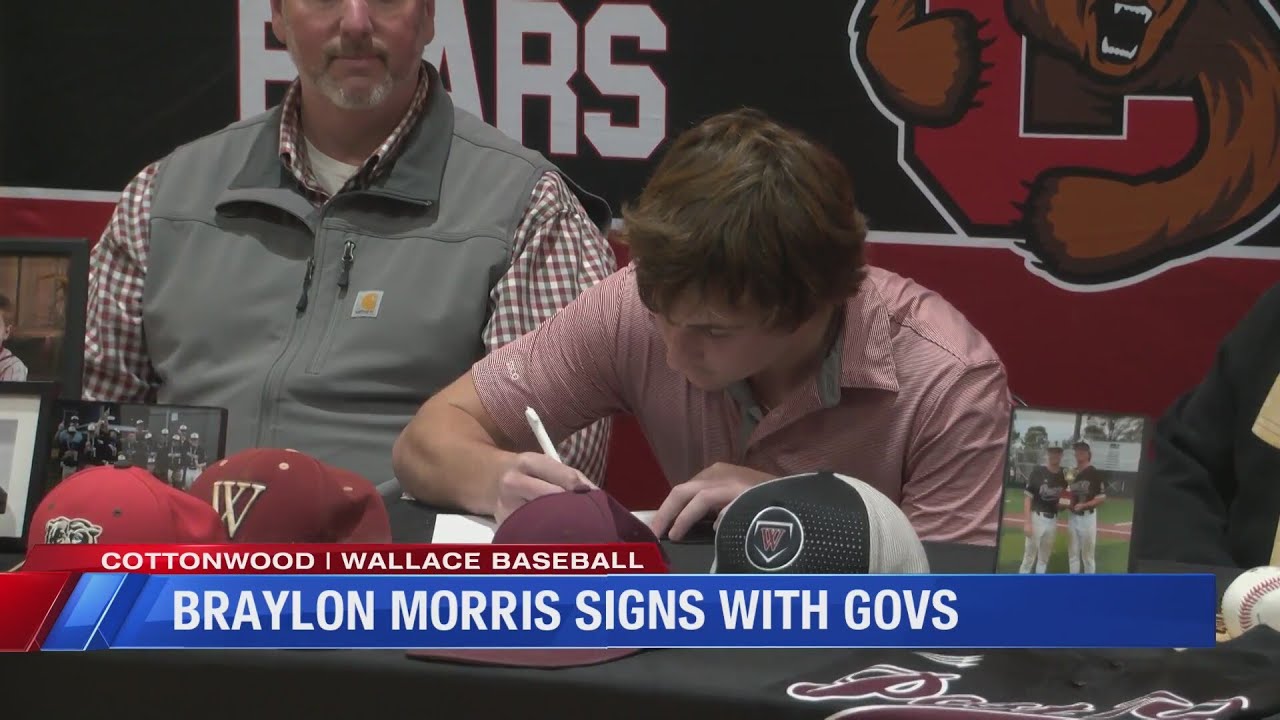 Cottonwood’s Braylon Morris Signs with Wallace Govs to Continue ...