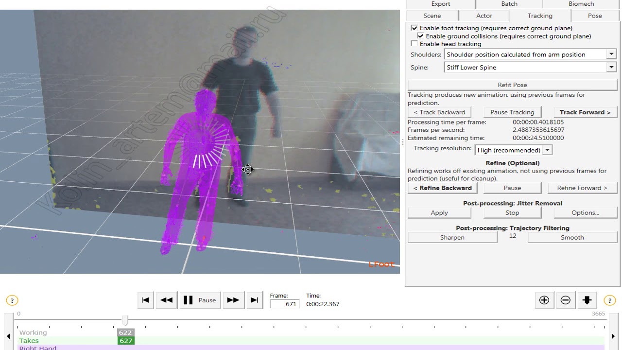 IPI SOFT tutorial motion capture - YouTube