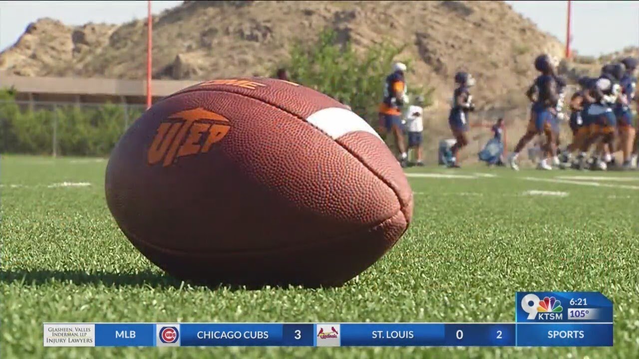 UTEP football opens up fall camp for 2023 season | KTSM 9 News at 6 ...