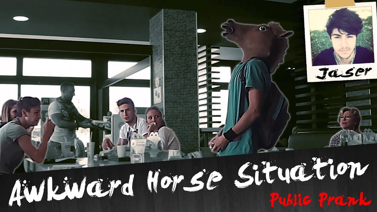 Awkward Horse Situation - PUBLIC PRANK - YouTube