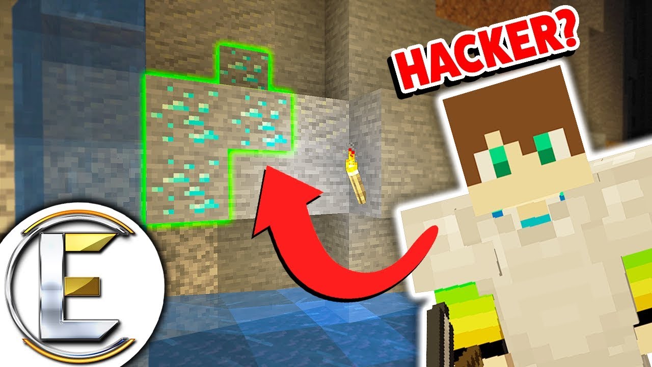 I'M A MINECRAFT HACKER? - Minecraft Survival EP4 (Found Diamonds With ...