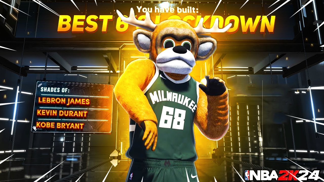 *NEW* BEST 6'8 LOCKDOWN is OVERPOWERED on NBA 2K24! BEST REBIRTH BUILD ...