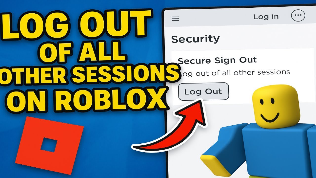 How To Log Out Of All Other Sessions On Roblox (2025) - YouTube