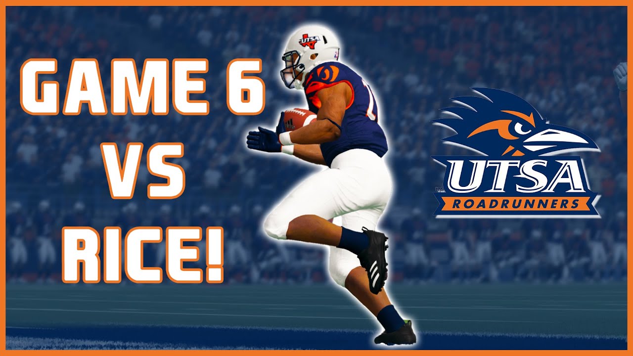 UTSA Year 6 Game 6 vs Rice - Run Defense Issues? - NCAA 14 Revamped ...