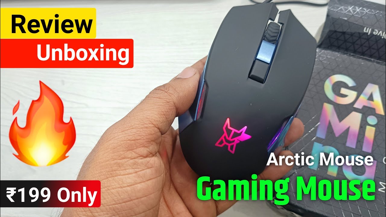 Arctic Fox Wired USB Gaming Mouse | Arctic fox Mouse Review & Unboxing ...